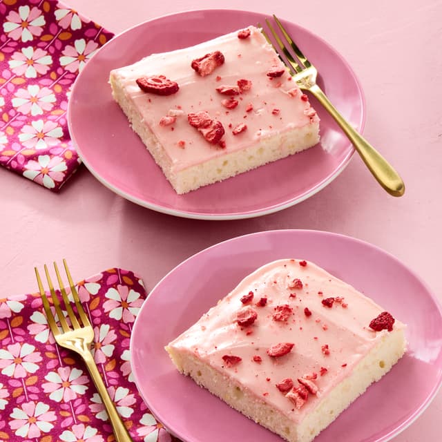 Pink Lemonade Sheet Cake | Punchfork