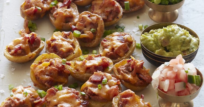 Nacho Loaded Potato Skins | Punchfork