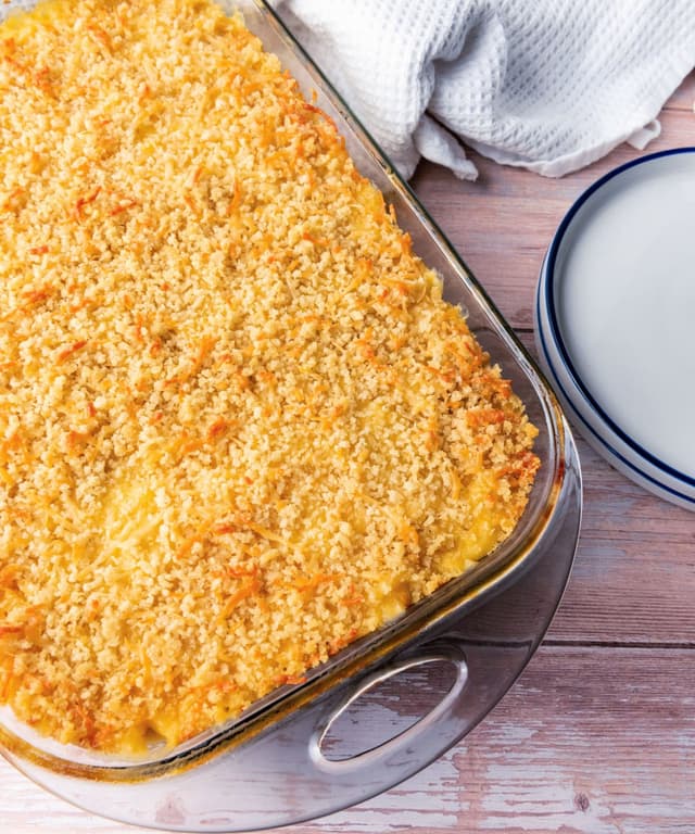 Creamy Baked Macaroni And Cheese With Panko Topping Punchfork