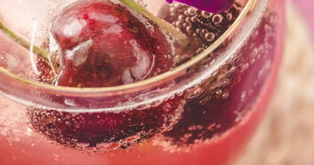 Cherry Bourbon Smash | Punchfork