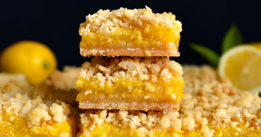 Lemon Crumb Bars | Punchfork