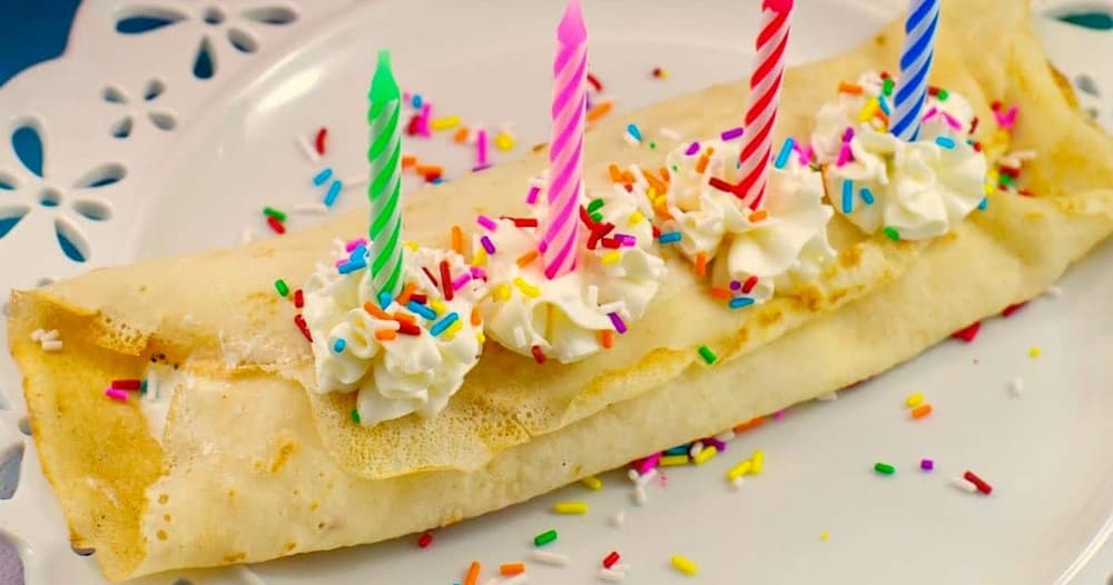 Birthday Cake Crepes | Punchfork