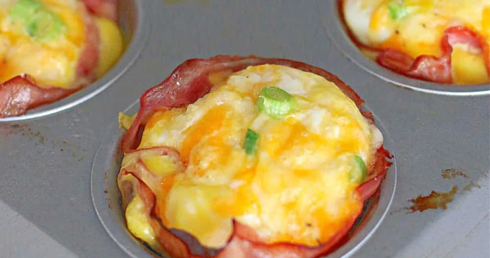 Baked Ham and Egg Cups | Punchfork