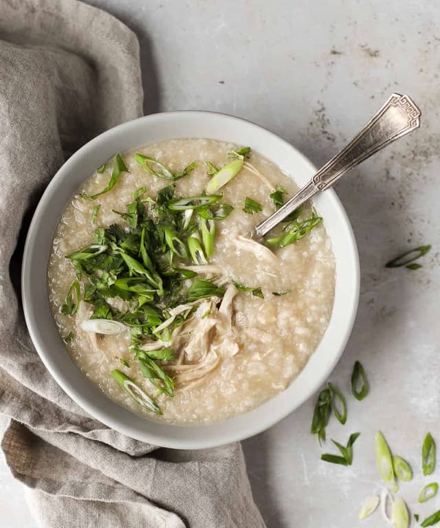 Easy Chicken Congee - Cháo Gà | Punchfork