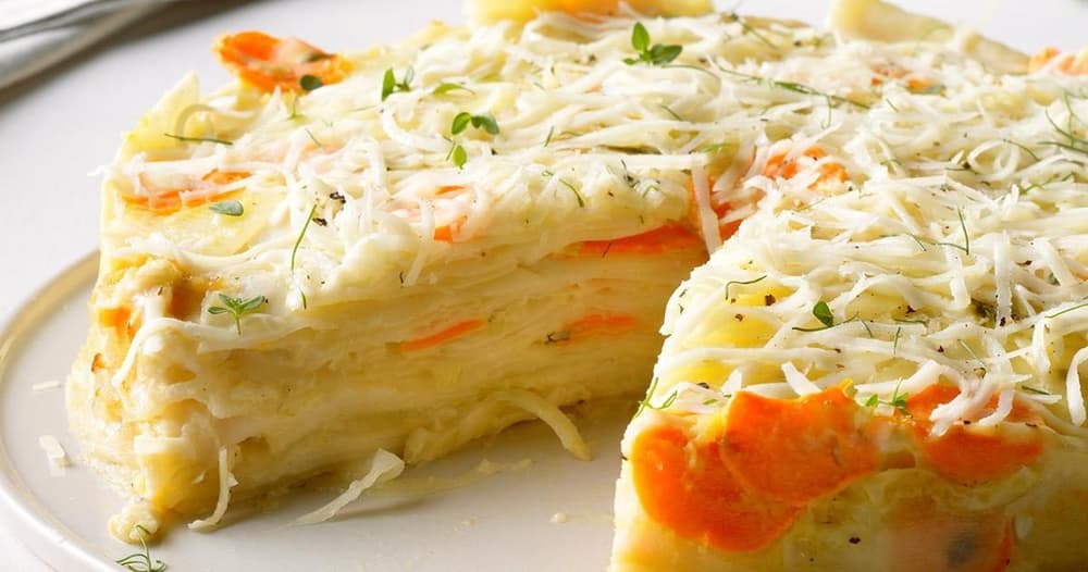 Root Vegetable Pave | Punchfork