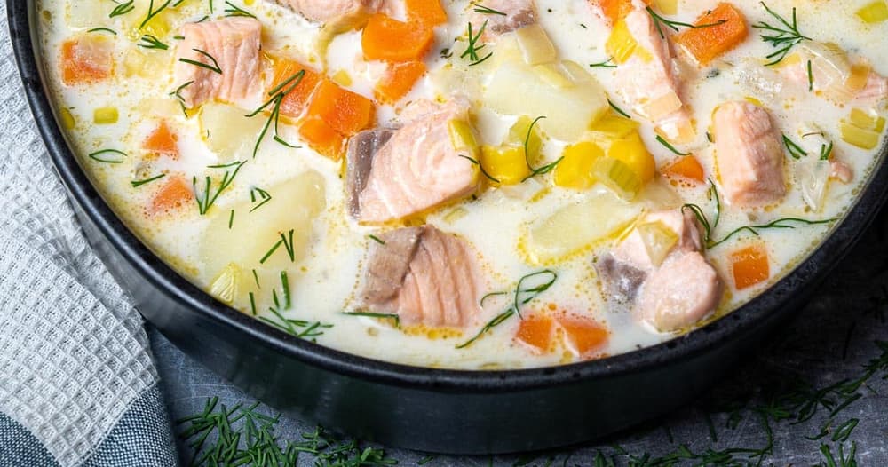 Easy Salmon Chowder | Punchfork