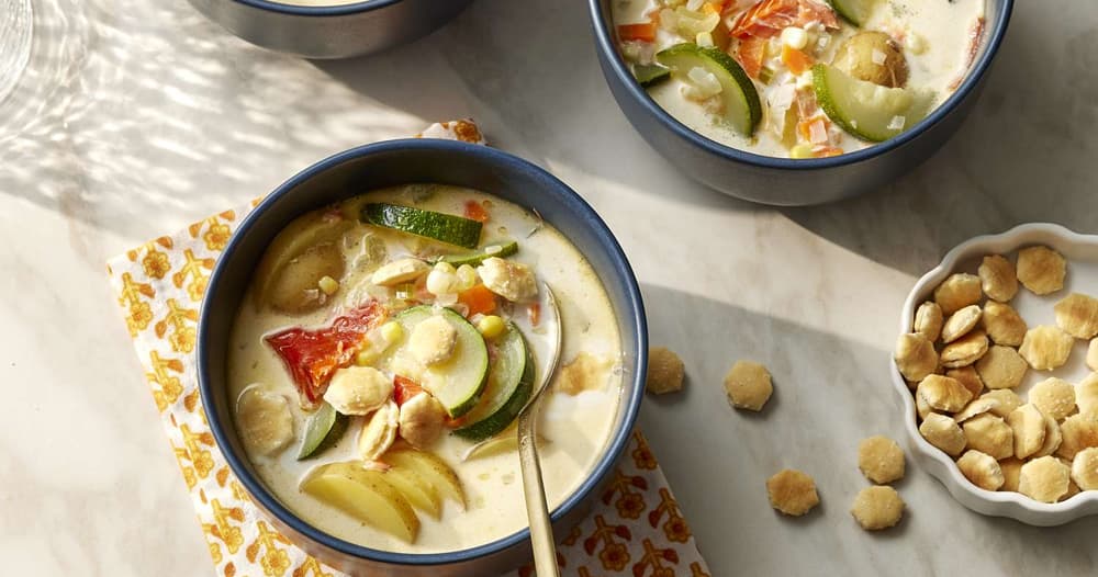 Summer Smoked-Salmon Chowder | Punchfork