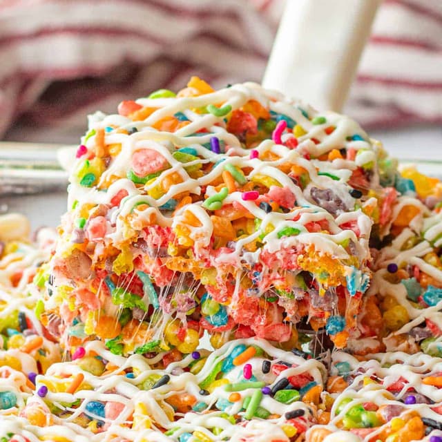 Fruity Pebble Rice Crispy Treats | Punchfork