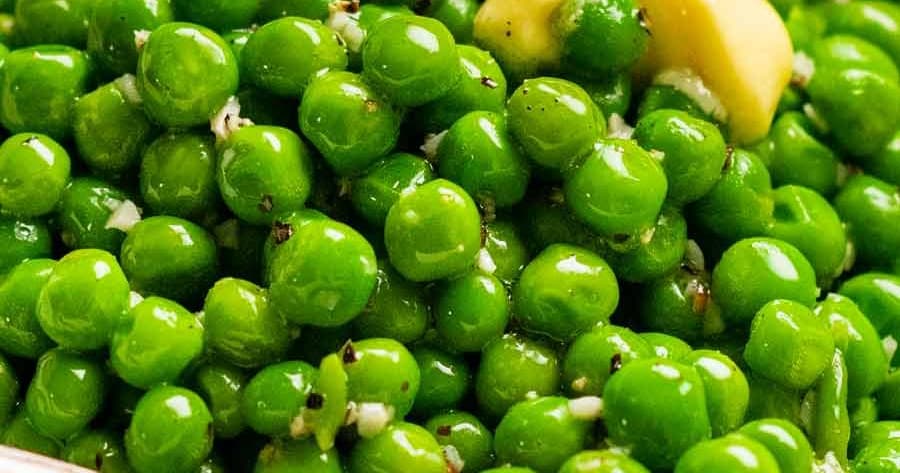 How I Cook Frozen Peas - Garlic Buttered Peas | Punchfork