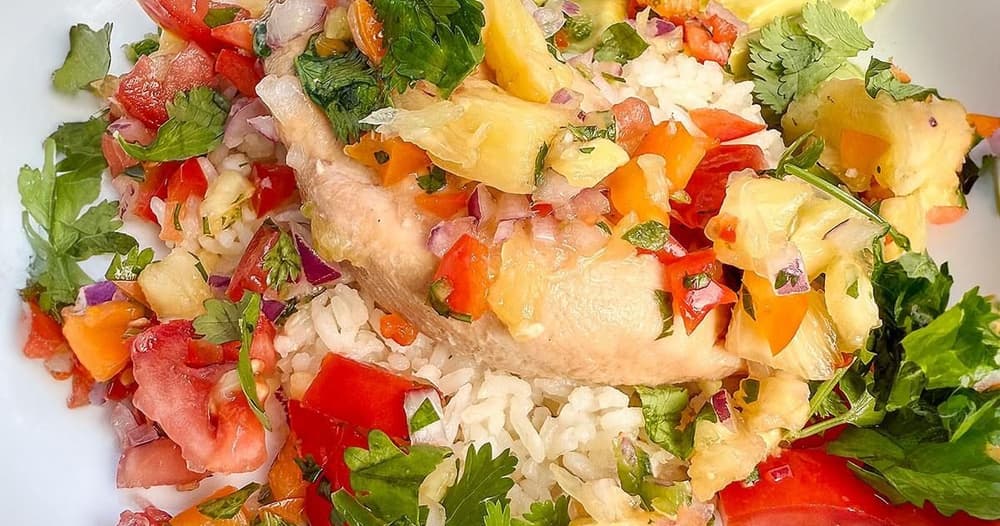 Elise Jesse’s Crockpot Pineapple Salsa Chicken | Punchfork