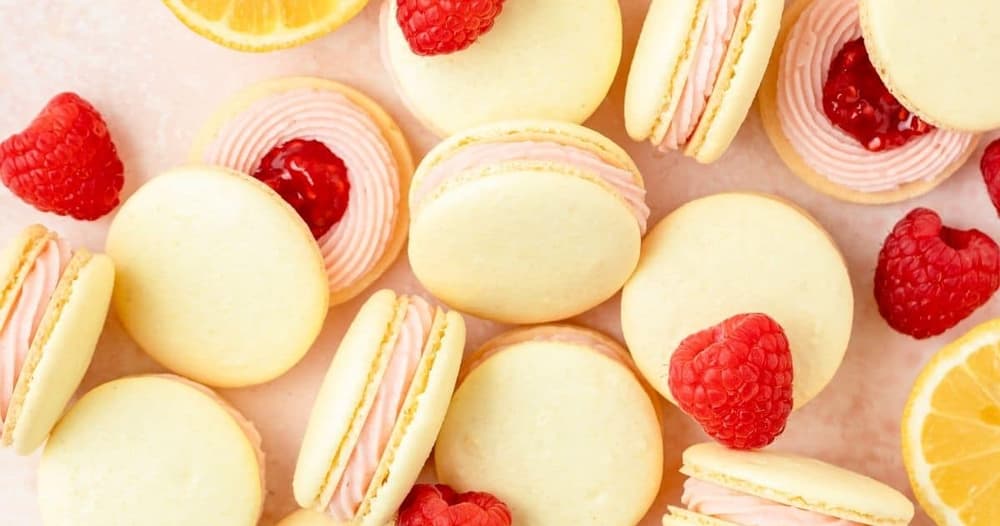 Raspberry Lemon Macarons | Punchfork