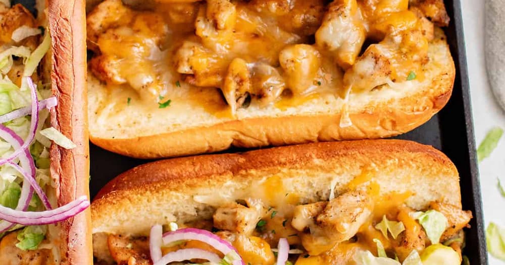 Cheesy Chicken Subs | Punchfork