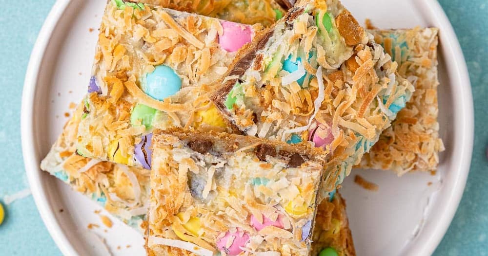 Magic Easter Layer Bars | Punchfork