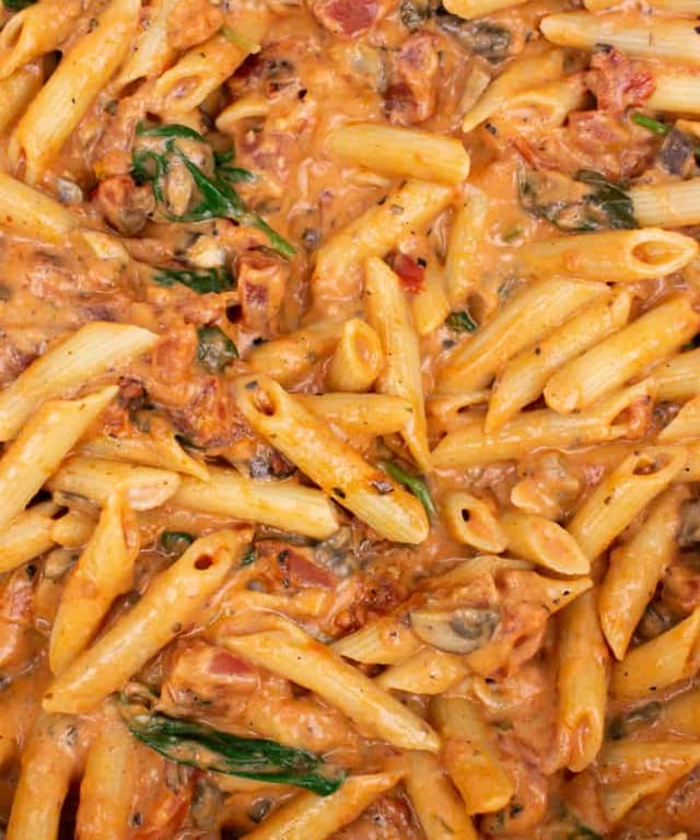 Penne Rosa with Parmesan Crusted Chicken | Punchfork