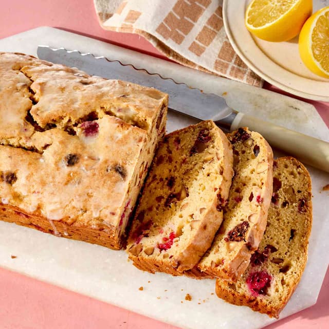 High-Protein Raspberry-Lemon Ricotta Bread | Punchfork