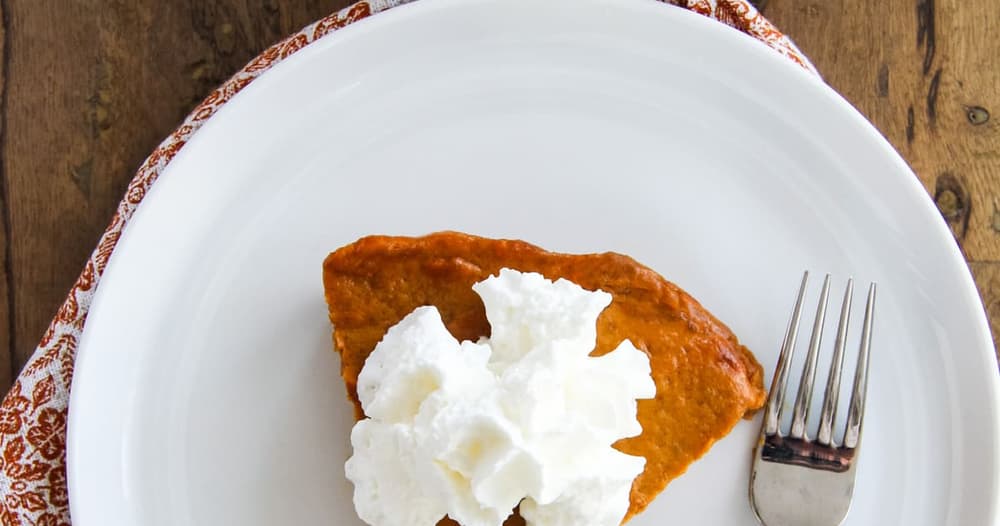 Crustless Pumpkin Pie | Punchfork