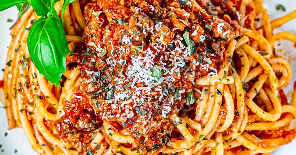 Restaurant Style Spaghetti Bolognese | Punchfork