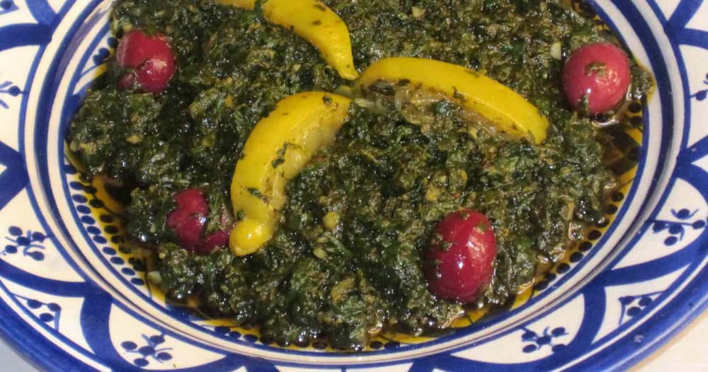 Moroccan Mallow Salad | Punchfork