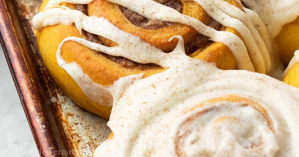Pumpkin Cinnamon Rolls | Punchfork