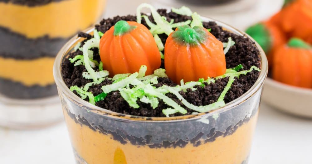 Pumpkin Patch Pudding Cups | Punchfork