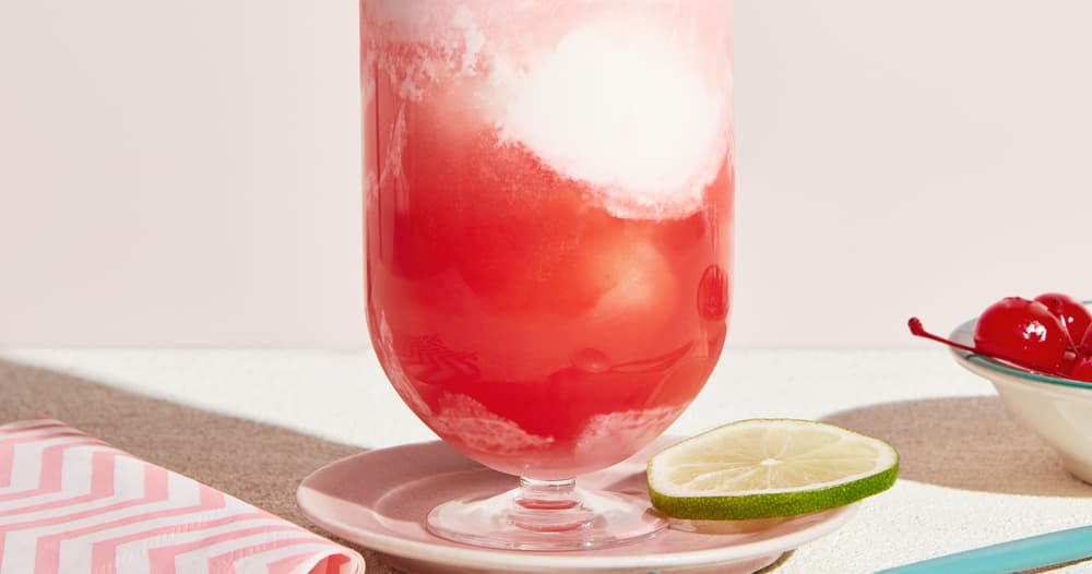 Cherry Lime Rickey Float | Punchfork
