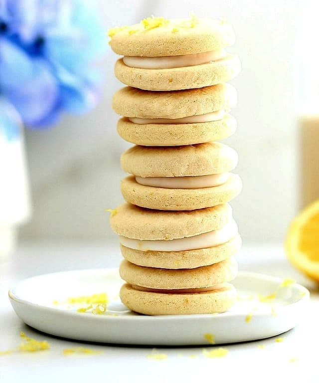 Soft Lemon Filled Cookie (Vegan and Gluten-Free) | Punchfork