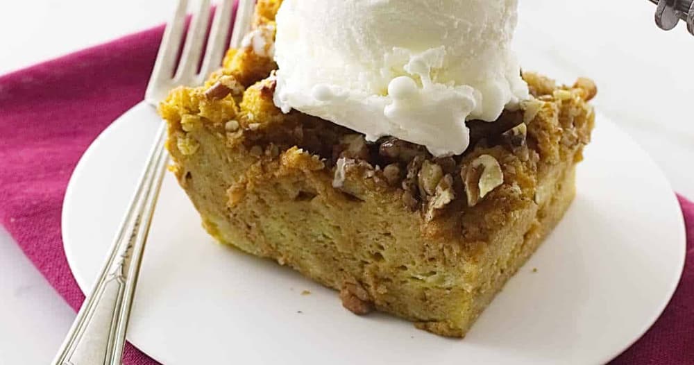 Pumpkin Brioche Bread Pudding | Punchfork