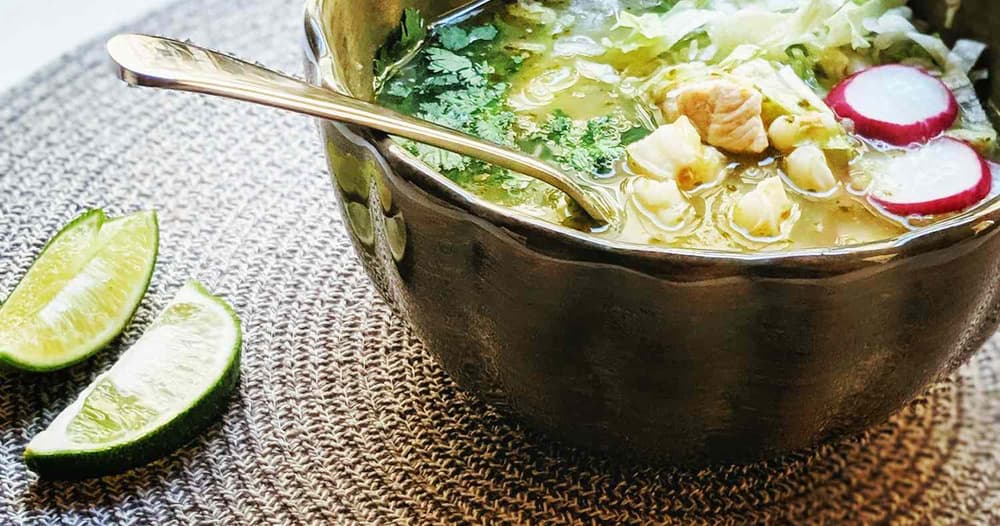 Instant Pot Chicken Posole Verde | Punchfork