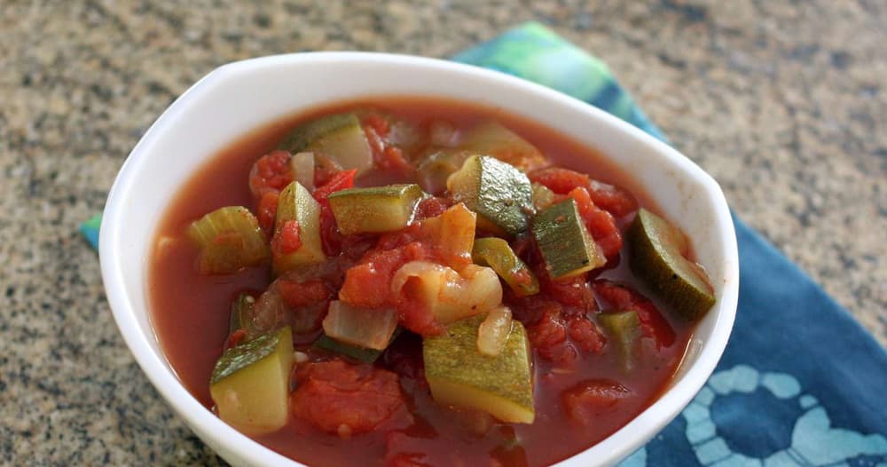 Stewed Zucchini with Tomatoes and Garlic | Punchfork