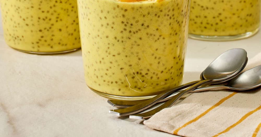 Mango, Passion Fruit & Coconut Chia Pudding | Punchfork