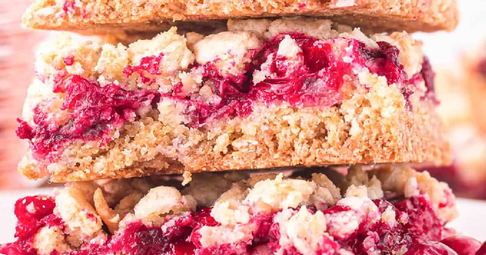 Cranberry Crumble Bars | Punchfork