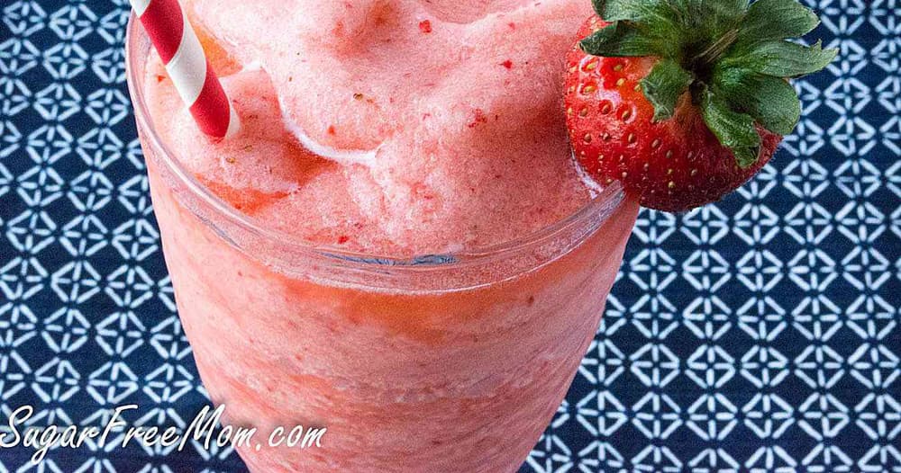 No-Sugar-Added Frozen Strawberry Lemonade | Punchfork