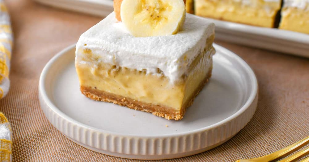 Banana Pudding Bars | Punchfork