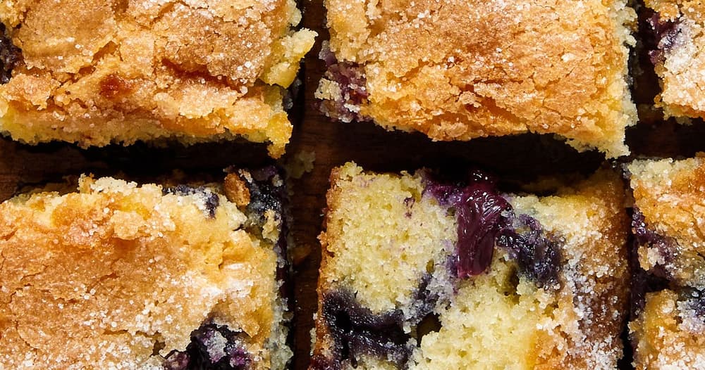 Lemon-Blueberry Breakfast Cake | Punchfork
