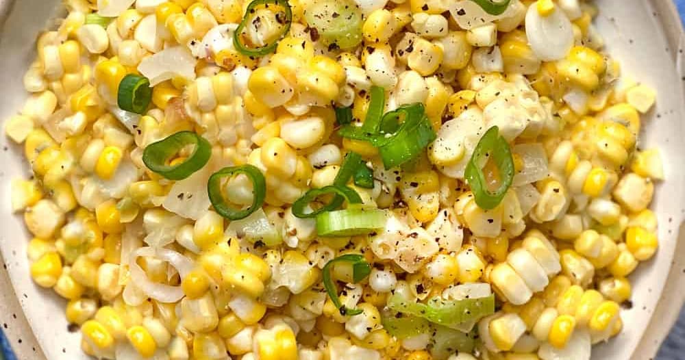 Sautéed Corn with Scallions | Punchfork
