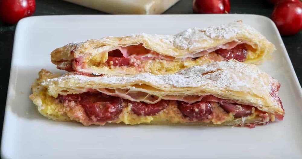 Creamy Cherry Strudel | Punchfork