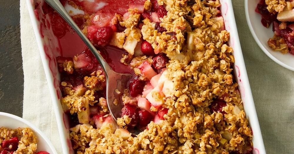 Apple Cranberry Crisp | Punchfork