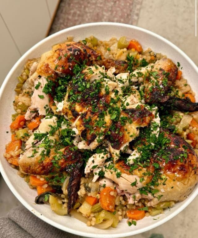 Miso Apple Butter Roast Chicken | Punchfork
