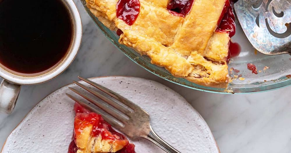 Tart Cherry Pie Made with Frozen Cherries | Punchfork