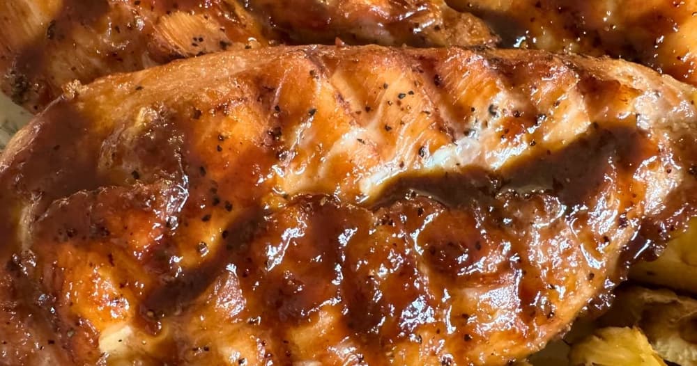 Glazed Grilled Chicken & Pineapple | Punchfork