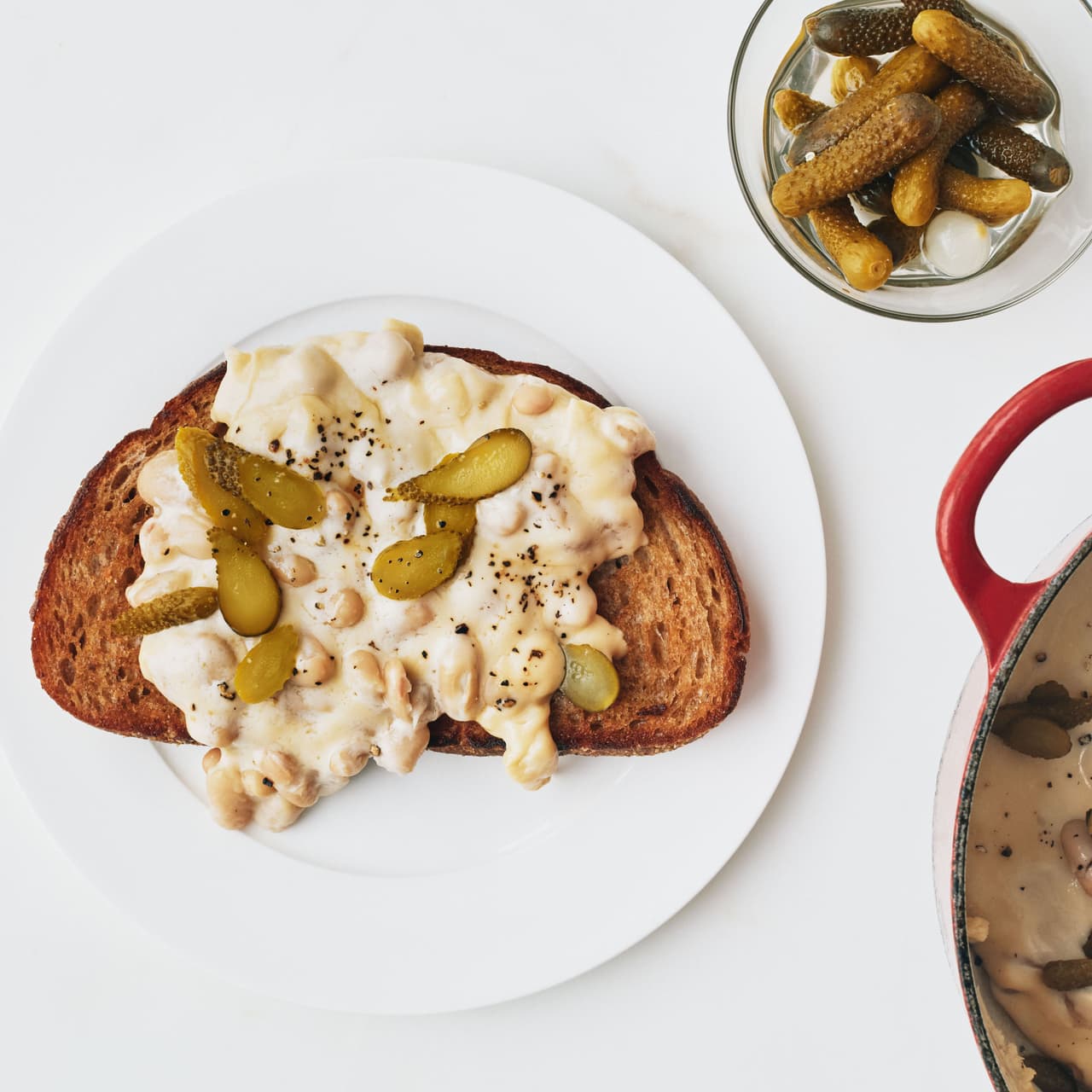 Creamy Fondue Beans | Punchfork