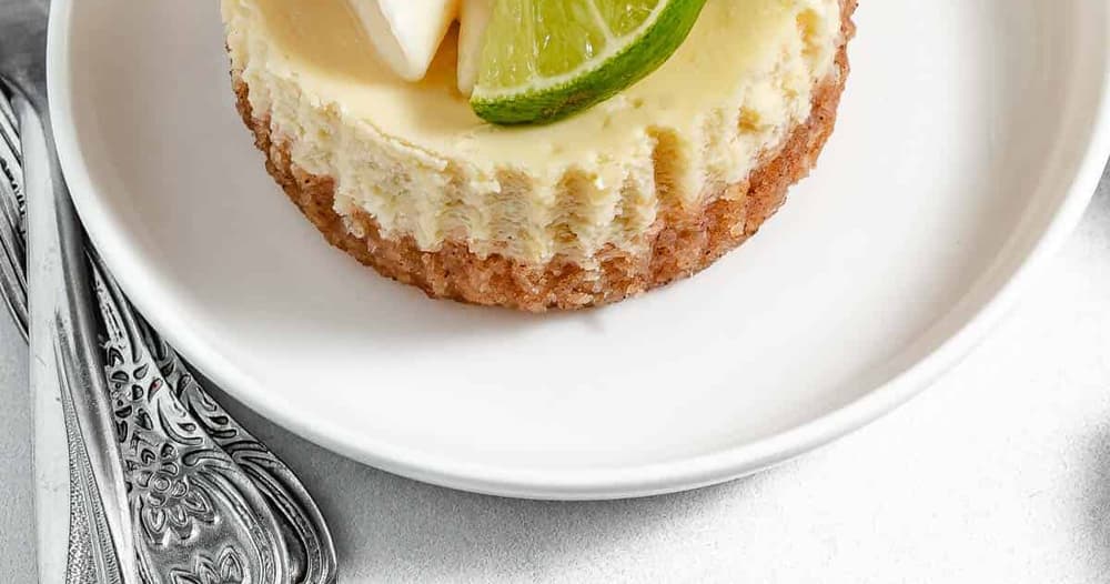 Gluten Free Mini Key Lime Cheesecake | Punchfork