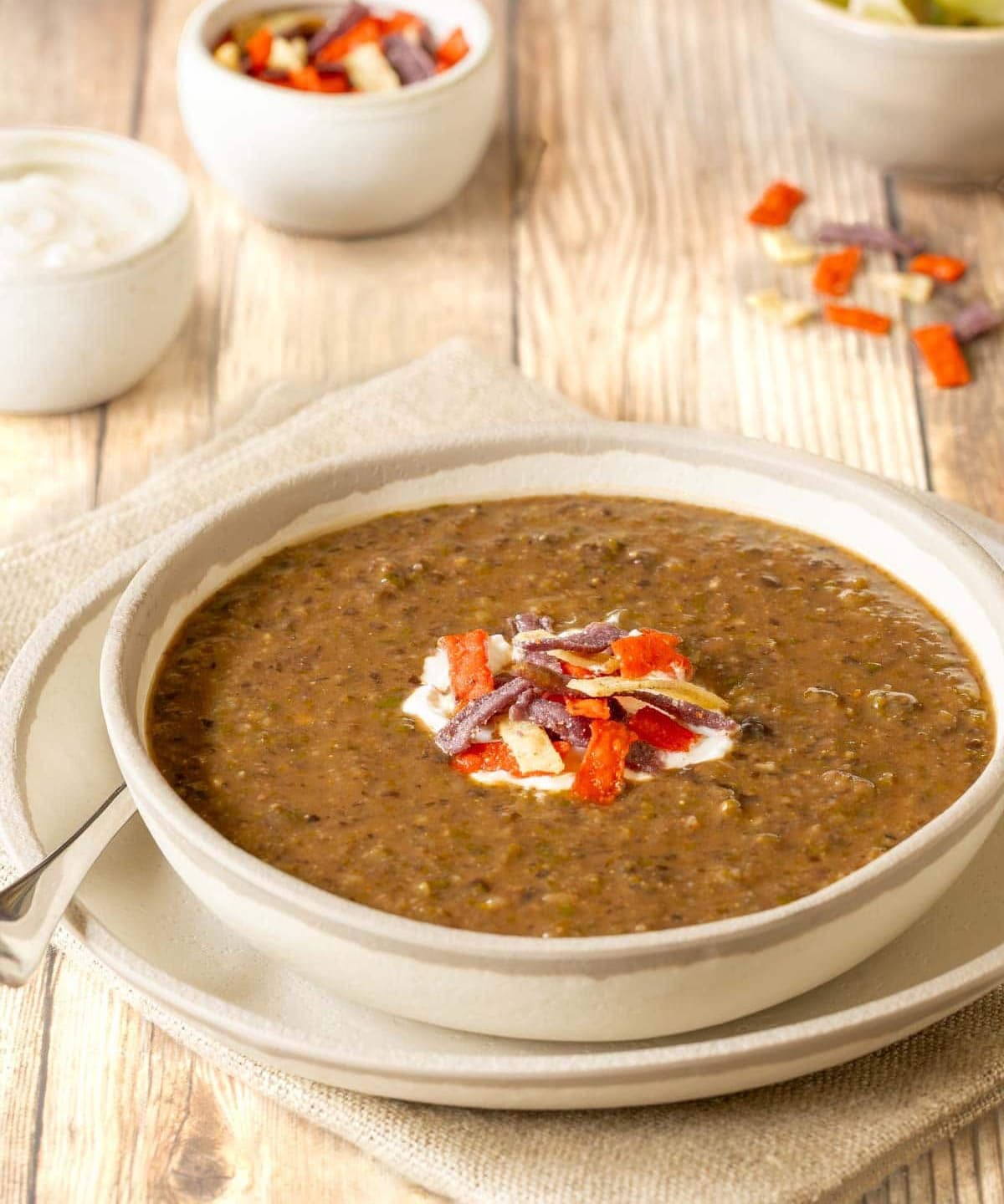 Easy Black Bean Soup | Punchfork