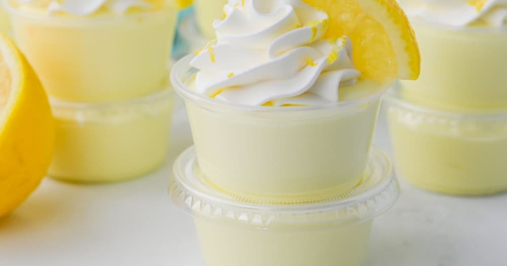 Lemon Pudding Shots | Punchfork