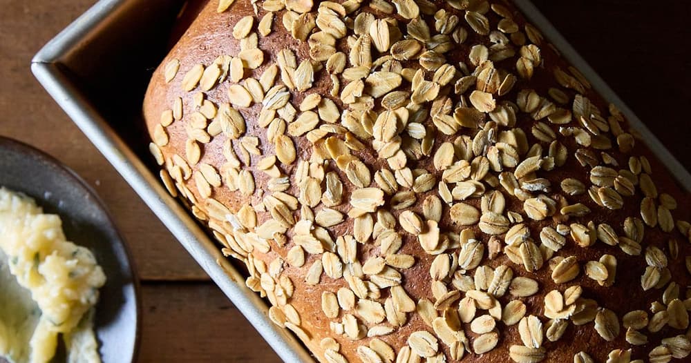 Whole Wheat Walnut Bread with Whipped Thyme Butter | Punchfork