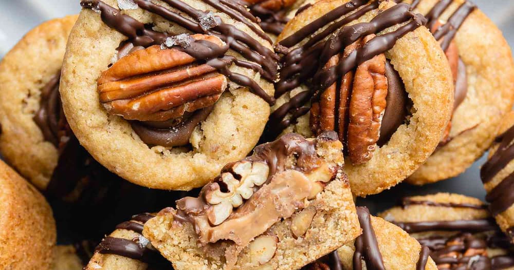 Turtle Cookie Cups | Punchfork