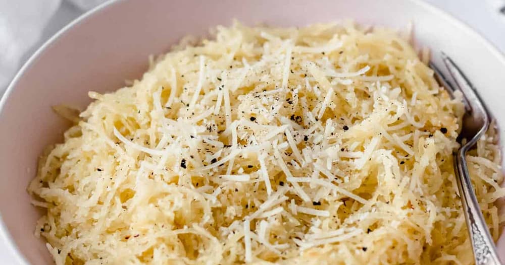 Spaghetti Squash Cacio e Pepe | Punchfork
