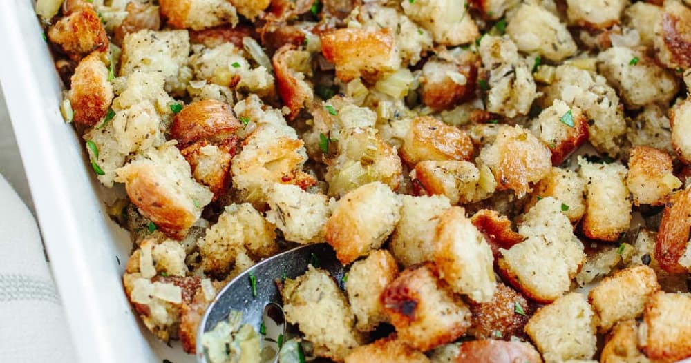 Grandma’s Old Fashioned Stuffing (Classic Thanksgiving Side) | Punchfork