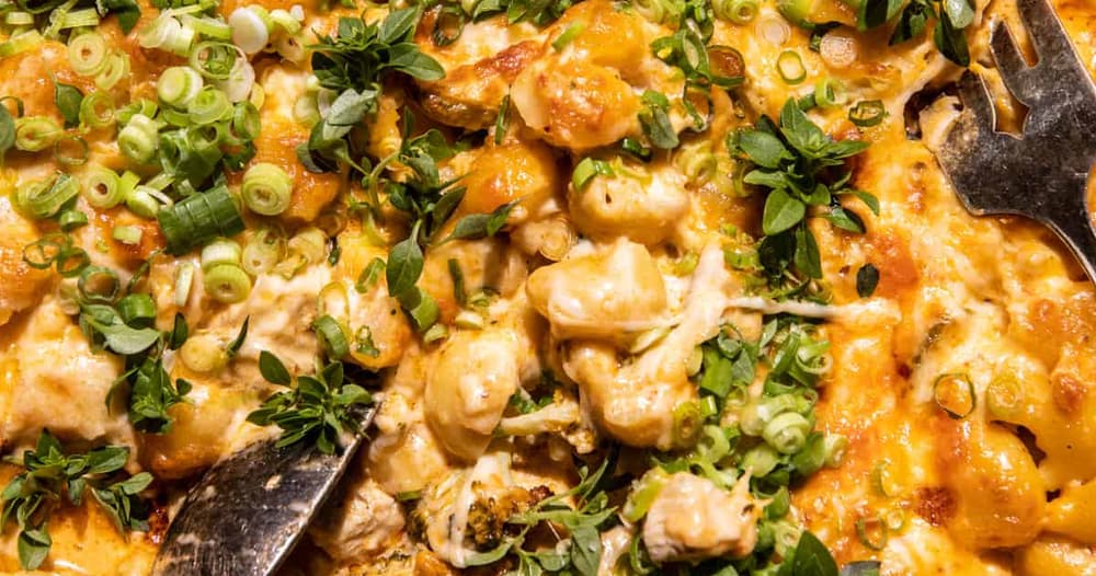 One Pot Buffalo Chicken "Helper" | Punchfork