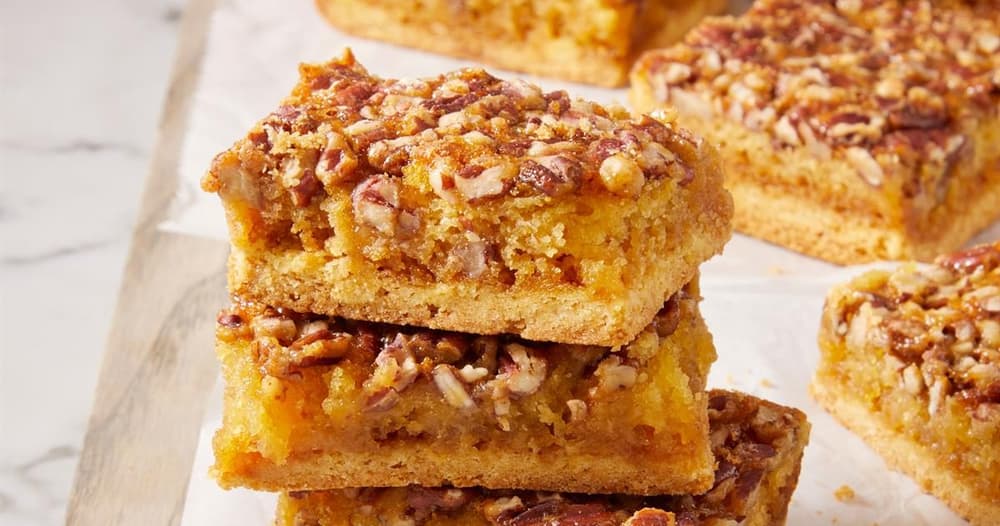 Pecan Pie Bars with Cake Mix | Punchfork